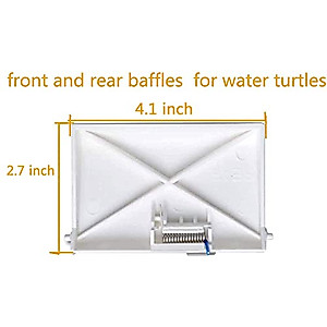 AXV417WHP Pool Cleaner Pod Swing Kit, Upgrade AXV604WHP Front and Rear Bezels with AXV414P Pod Shoes Compatible with Hayward Navigator Pool Vacuum Body Ultra Pool Cleaner Part