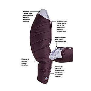 Big Agnes Women's Sidewinder Camp 20 Sleeping Bag (FireLine Eco) Regular