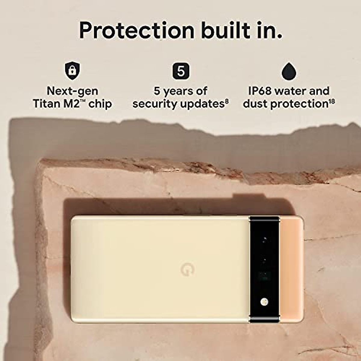 Google Pixel 6 Pro - 5G Android Phone - Unlocked Smartphone with Advanced Pixel Camera and Telephoto Lens - 256GB - Cloudy White