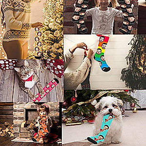 Custom Face Socks,Personalized Photo Socks,Upload Family Face on Socks for Men,Women