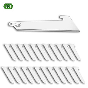 OUTDOOR EDGE RazorSafe 3" Utility | 24 Value Pack of Stainless EDC Utility Blades | Compatible with Outdoor Edge 3" Razor Blade Knives | Perfect for Work & Everyday Carry
