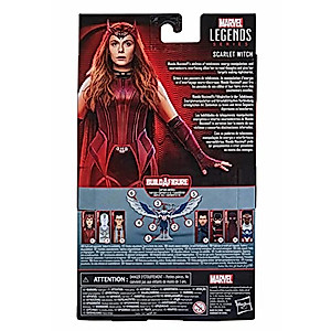 Avengers Hasbro Marvel Legends Series 6-inch Action Figure Toy Scarlet Witch, Premium Design and 4 Accessories, for Kids Age 4 and Up