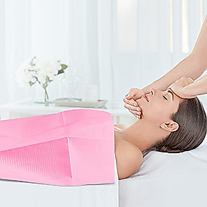 Dental Bib Disposable Pink Polyback Towel Waterproof Patient Bibs 3 Ply Tattoo Paper Napkins for Dental Clinic, Tattoo Piercing, Feeding - Soft and Fluid Resistant - 13&#039;&#039; x 18&quot;