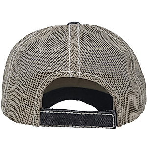 Funky Junque Distressed Baseball Cap - Beach Please Metallic (Black)