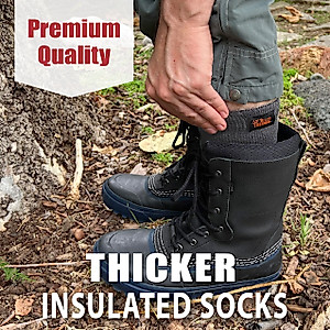 35° BELOW Thermal Insulated Socks for Men and Women, Designed with Soft Aluminized Loops to Keep Feet Warm and Cozy, 3 Pair Grey Small/Med