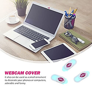 SOLUSTRE Computer Camera Computer Camera Computers Laptops 3pcs Webcam Cover Privacy Stickers Laptop Privacy Covers Laptop Camera Cover Slide, Ultra Thin Computer Camera Computers Laptops Pc Camera
