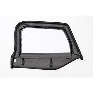 Smittybilt Replacement Upper Doorskin with Frame, Black Diamond - 79435