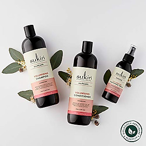 Sukin Volumising Conditioner, Fine and Limp Hair, 16.9 fl oz (500 ml)