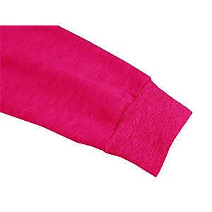 GSVIBK Womens Off Shoulder Sweatshirt Long Sleeve Black Sweatshirts Slouchy Pullover Shirts 107 Rose red S