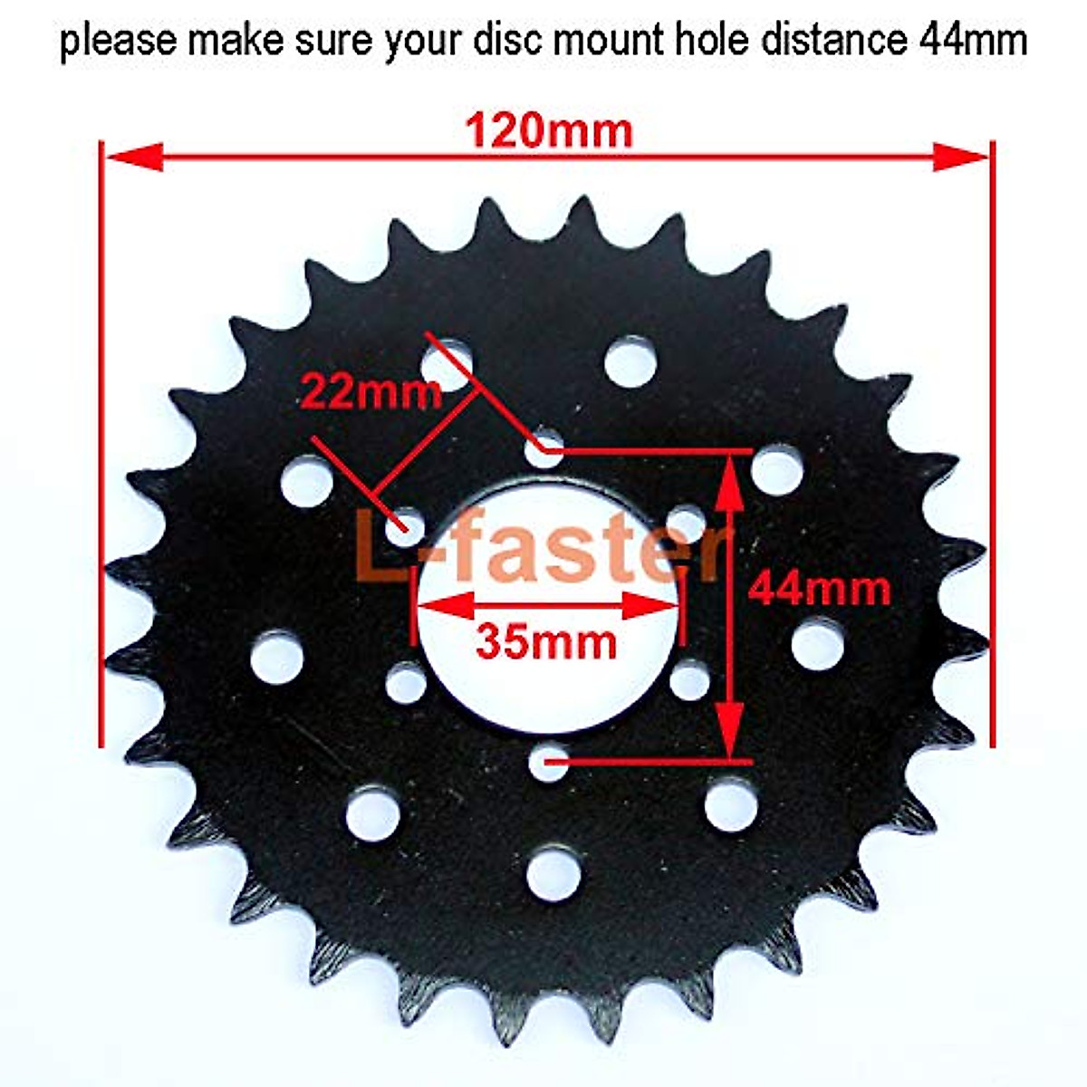 L-faster 24V250W Bike Left Side Drive Motor Kit Mountain Bicycle Conversion Kit Customized Motor Kit for Suspended Bike (36V Twist kit)