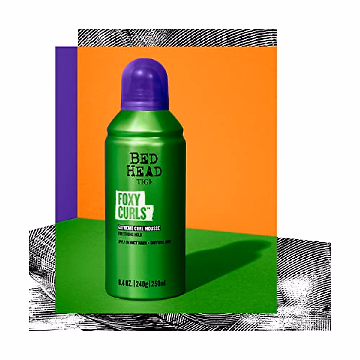 Bed Head by TIGI Foxy Curls Curly Hair Mousse for Strong Hold 8.4 oz