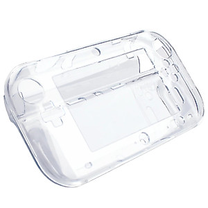 Clear Crystal Hard Skin Case Cover for Nintendo Wii U Gamepad Remote Controller Scratch-resistant Protective Cover Controller Protection