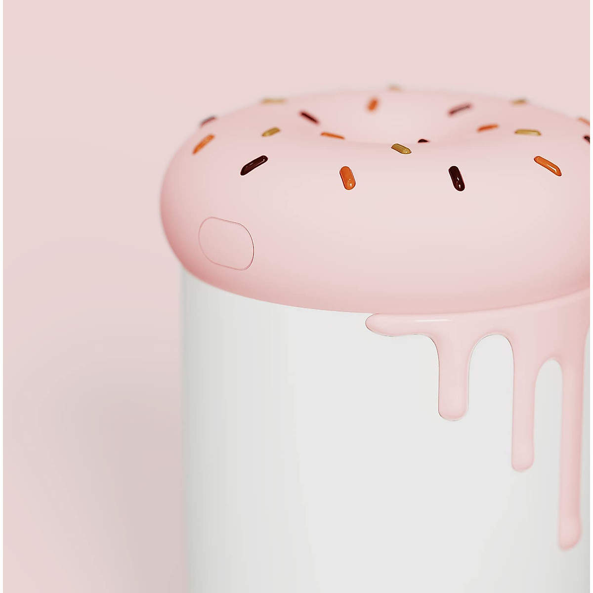 USB Cool Mist Mini Humidifier with Night Light,250ml Sweet Humidifier for Bedroom Home Room Office Car with Adjustable Mist Mode(Pink)