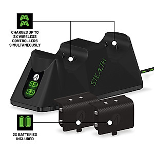 Stealth Sx-C100 X Twin Charging Dock for Xbox Series X/S - Black (Xbox Series X)