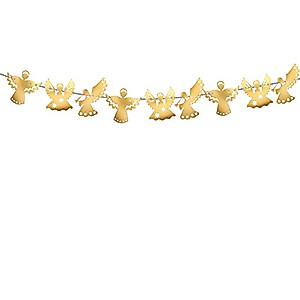 Tinksky Angel Paper Garland String Hanging Flag Christmas Wedding Party Decoration Baby Shower Event Supplies 3M