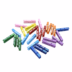 Spirit Clips Cheer Pins Cheer Clothes Pins for Backpacks Cheerleading Clips Competition Cheer Pins Gift for Team Classroom