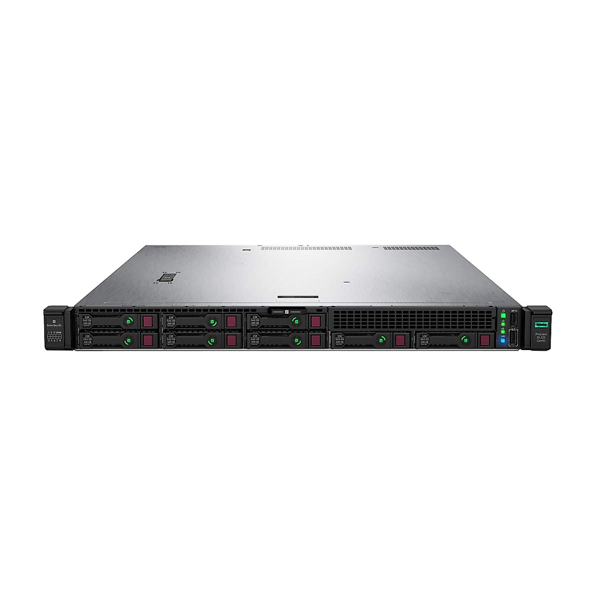 HP ProLiant DL325 Gen10 Business Server Bundle with EPYC 7302P 16 Core 3.0GHz CPU, 64GB RAM, 7.68TB Enterprise SSDs, RAID, Rail Kit