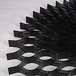 tonchean Geo Grid, 9.8x16.4 ft Ground Grid, 4 Inch Thick Geo Cell Grid, 1800 LBS Per Sq Strength Gravel Ground Grid for Slope Driveways, Garden