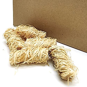 Natural Wood Charcoal Fire Starters 60 for Fireplace,Wood Stove,BBQ,Chimney Starter,Campfire,Charcoal Lighting,Grill Pit