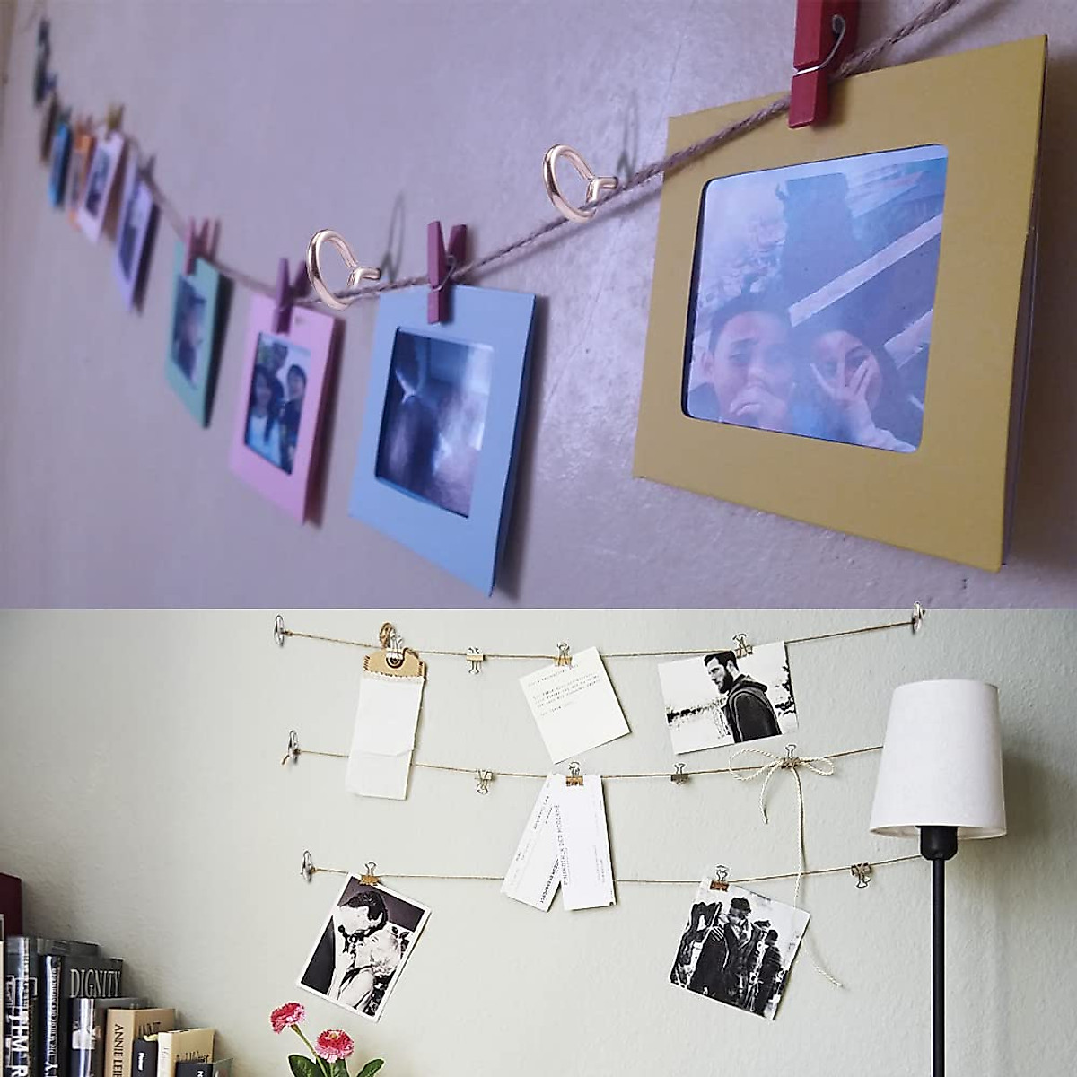 Kalekey 2.6inch Screw Eyes Heavy Duty Screws Eye Bolts Stainless Steel Eye Hooks Self Tapping Eyelet Screw for Wood Indoor & Outdoor Use(Sliver 40PCS)