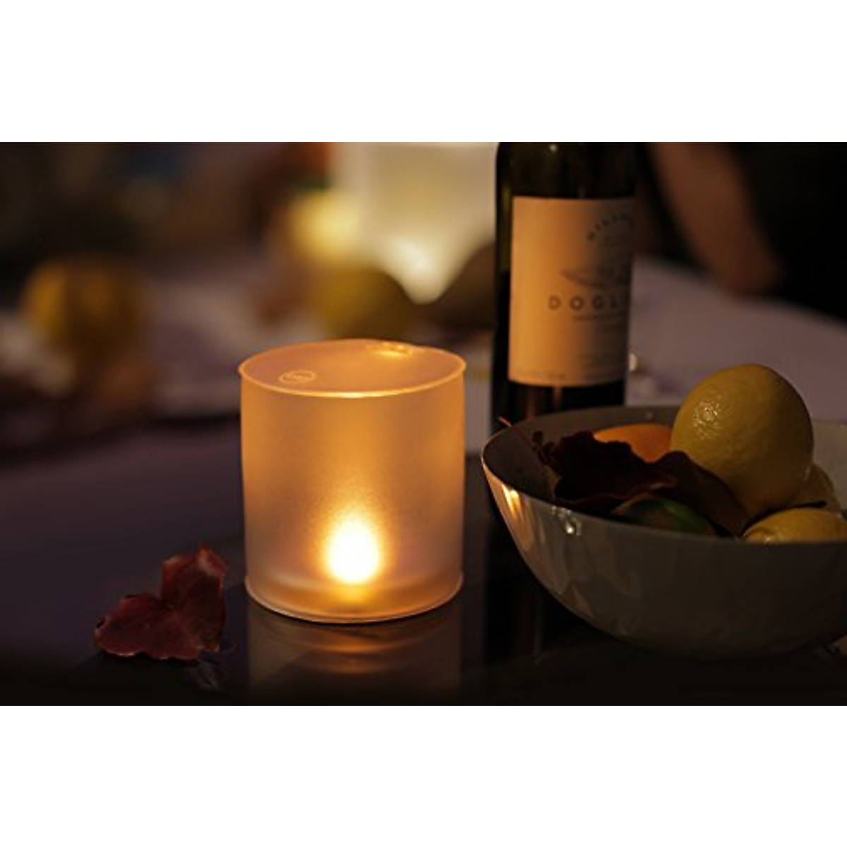 MPOWERD Luci Candle: Solar Inflatable Light, Get Peace of Mind That Traditional Candles Cannot Give, Glowing Amber Candle Flicker That Lasts Up to 18 Hours, No Batteries Needed, Waterproof