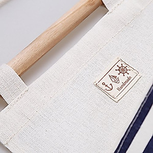 OPOO Fabric Wall Door Closet Hanging Storage Bag Small Cotton Hanging Pocket Door Hanging Organizer 3 Pockets
