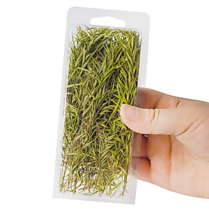 Warmtree Miniature Shrubs Model Bushes Long Shrub Diorama Trees Model Trees for Train Landscape Railroad Scenery Sand Military Layout Model, Green