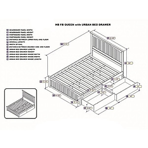 Leo & Lacey Urban Queen Storage Platform Bed in White
