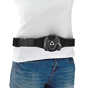 Skywin VR Tracker Belt for HTC Vive System Tracker Puck - Adjustable Belt Strap for Waist and Full-Body Tracking in Virtual Reality