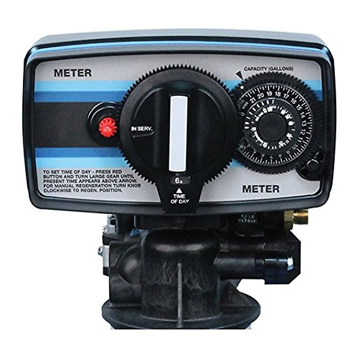 DuraWater Mechanical Fleck 5600 Metered Water Softener With USA Tanks Ships Loaded (48,000 Grains, 8% Resin)