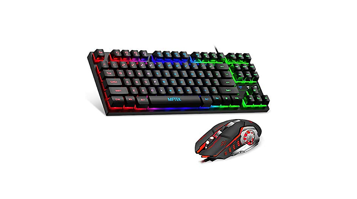 MFTEK RGB Gaming Keyboard & Mouse Combo - Play with Style