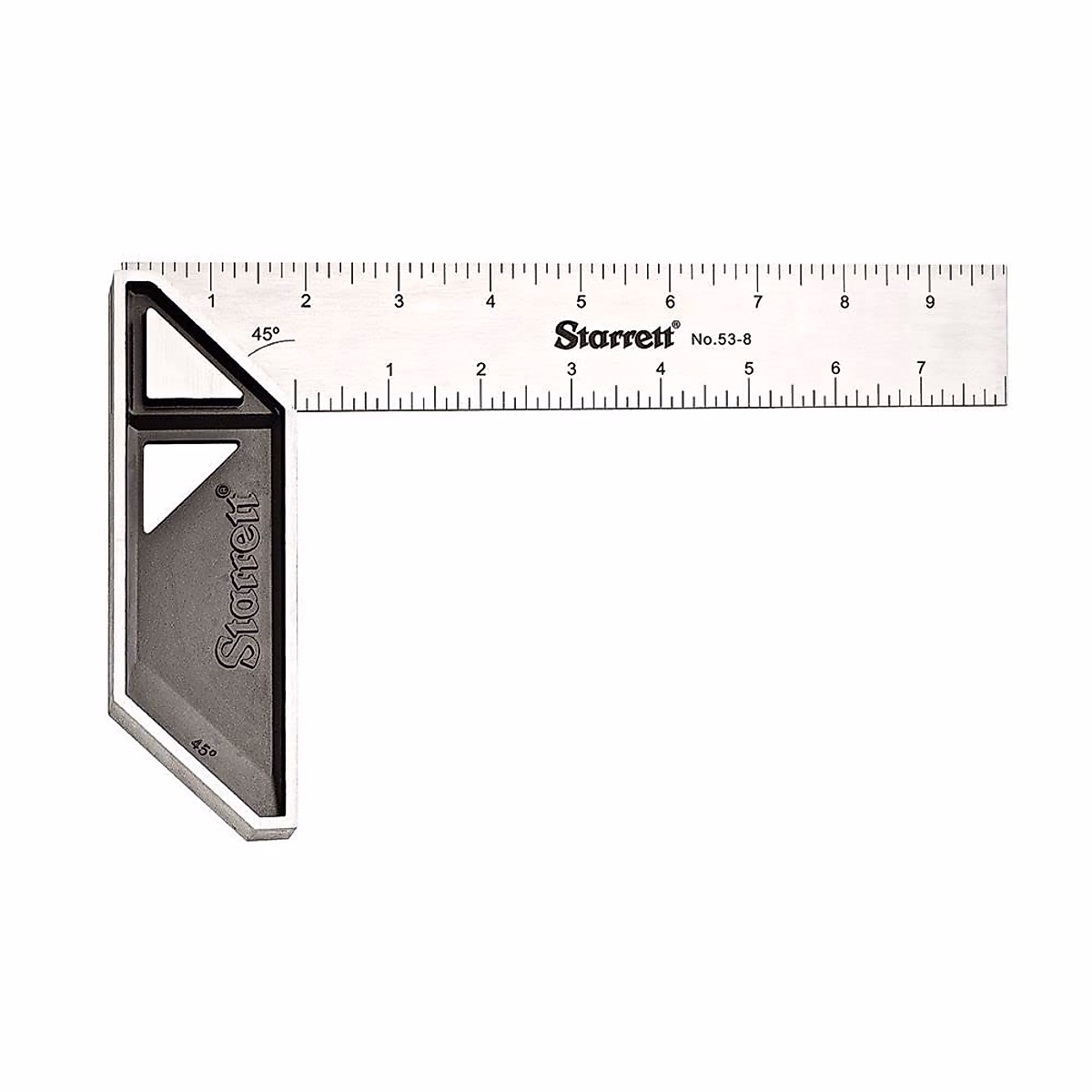 Starrett K53-8-N Stainless Steel Carpenters Try Square, 8-inch Length