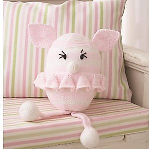 Bernat Big Ball Baby Sparkle Yarn - (3) Light Gauge 100% Acrylic - 10.5oz - White - Machine Wash & Dry