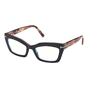 Tom Ford FT 5766-B BLUE BLOCK Black Havana/Blue Filter 54/19/140 women Eyewear Frame