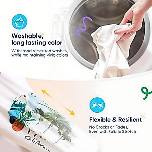 NGOODIEZ DTF Powder Digital Transfer - Hot Melt Adhesive, DTF Pretreat Transfer Powder for Direct Printing on Any Colored/White Fabric, Adhesive Powder for DTF Printer & Film (White, 17.6 oz / 500 g)