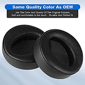 XB950BT Ear Pads Replacement MDR-XB950B1 Parts Earpads Headphones Cover Cushion Compatible with MDR-XB950BT/XB950B1/XB950N1 Wireless Headphones.(Black)