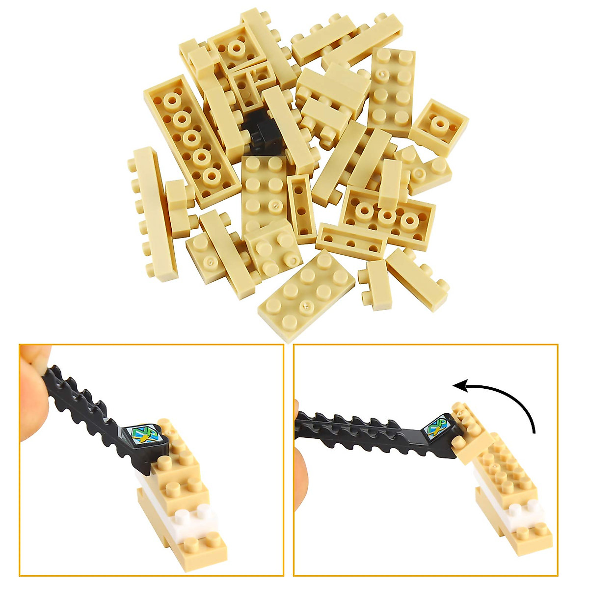 Larcele Micro Dog Building Blocks Mini Pet Building Toy Bricks,950 Pieces KLJM-02 (Golden Retriever)