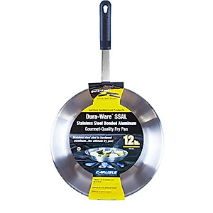 Carlisle FoodService Products 60712RS 12" Stainless Steel SSAL 2000™ Fry Pan