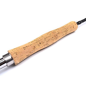 LOVEPET 2.7M 4 Section Carbon Fly Fishing Rod with Soft Cork Handle Fish Tackle 3/4#