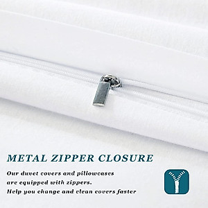 GABADU Vintage Nationality Distressed Duvet Cover, Traditional Pattern Print Bedding 3 Piece Set, Printing Comforter Cover and 2 Pillowcases, Soft Microfiber with Zipper and Ties (King/90"x104")