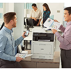 Brother MFC-L8610CD All-in-One Color Wireless Laser Printer for Home Office - Print Copy Scan Fax - 33 ppm, 600 x 2400 dpi, 8.5 x 14, Automatic Duplex Printing, 50-Sheet ADF - BROAG Printer Cable