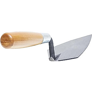 MARSHALLTOWN Pointing Trowel, 5 x 2 1/2 Inch Inch Blade, Philadelphia Pattern, Single Piece High Carbon Steel, Wooden Handle, Repair Mortar Joints, Masonry, Made in the USA, 45 5