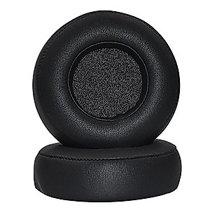 Sqrmekoko Replacement Ear Pad Cushion Cups Cover Earpads Repair Parts Compatible with Beats by Dr Dre Pro Detox (Black)