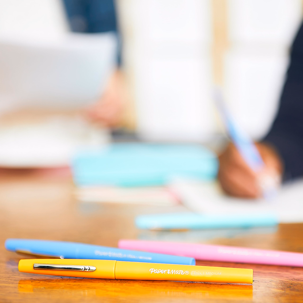 Paper Mate Flair Original Fibre Tip Pen Medium 1.0mm Pack of 12