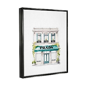 Stupell Industries Urban Fashion Shop Framed Floater Canvas Wall Art by Amanda Greenwood