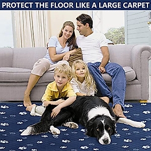 Washable Pee Pads for Dogs, Whelping Pads Washable and Waterproof Reusable Large Puppy Pads Pet Training Pads, Playpen Dogs Mat 31 x 36 Inch (Pack of 2)