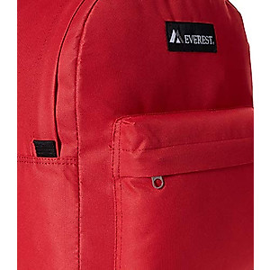 Everest Luggage Classic Backpack, Red, Large