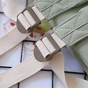 Girl Cute Backpack Large Capacity Aesthetic for Teen Vintage Laptop Bookbag Back to School Kawaii Bag (Green)