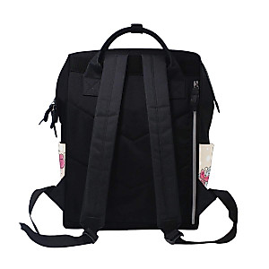 Lovely Elephant Butterfly Flower Diaper Bag Backpack Multi-Function Organizer Large Capacity Waterproof Nappy Bags for Mom Dad Women Men