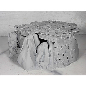 3D Printed Miniature: Badland Orc House #1 by GameScape3D